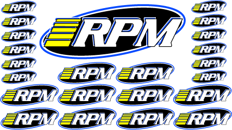 RPM Pro Logo Decal Sheets | RPM R/C Products